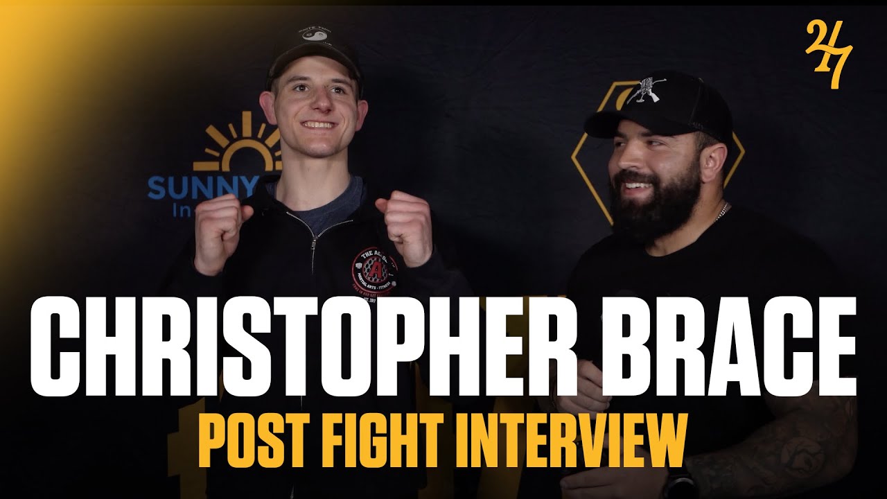 Christopher Brace Post Fight Interview - YouTube