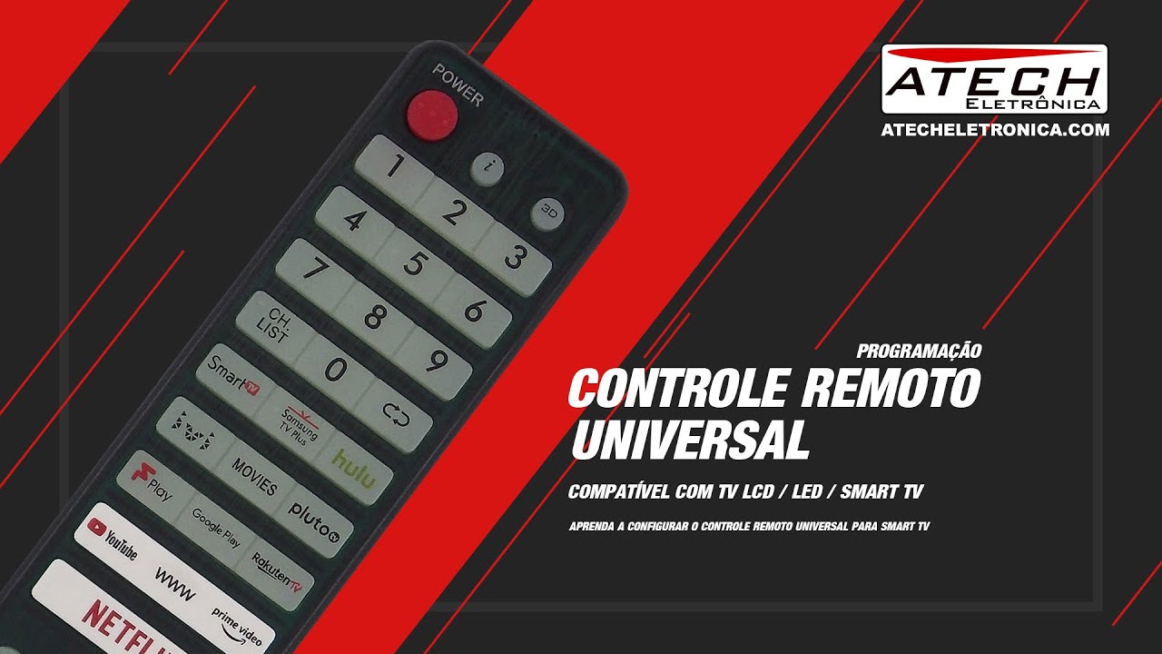Como Programar / Configurar Controle Remoto Universal LE-7736 (780790 ...