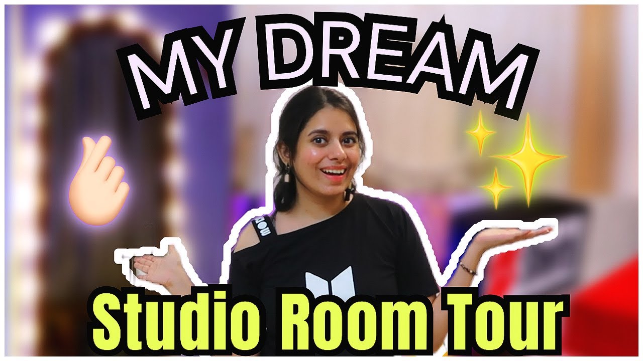 MY DREAM STUDIO *ROOM TOUR* | Pinterest Room Tour 2024 | Chennai Room Tour in Tamil - YouTube