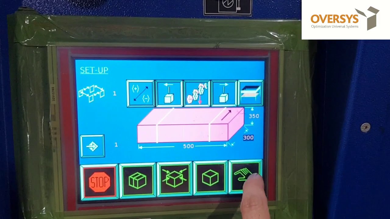 VIDEO OVERSYS 2 U52900220 MOSCA UATRI STRAPPING MACHINE - YouTube