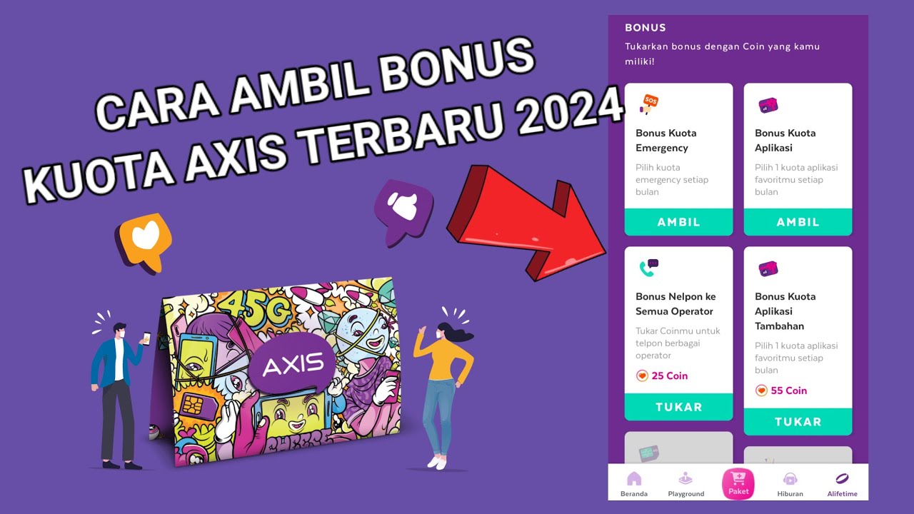 Cara Ambil Bonus Kuota Di Axisnet - Mendapatkan Kuota Gratis Axis 2024 ...