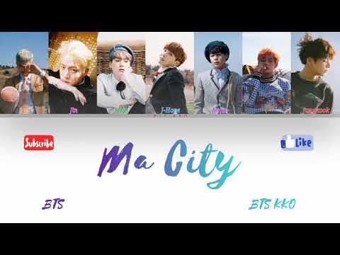 BTS (방탄소년단) Ma City Kolay okunuş (Easy lyrics) 가사 [Color coded/Han/Rom]