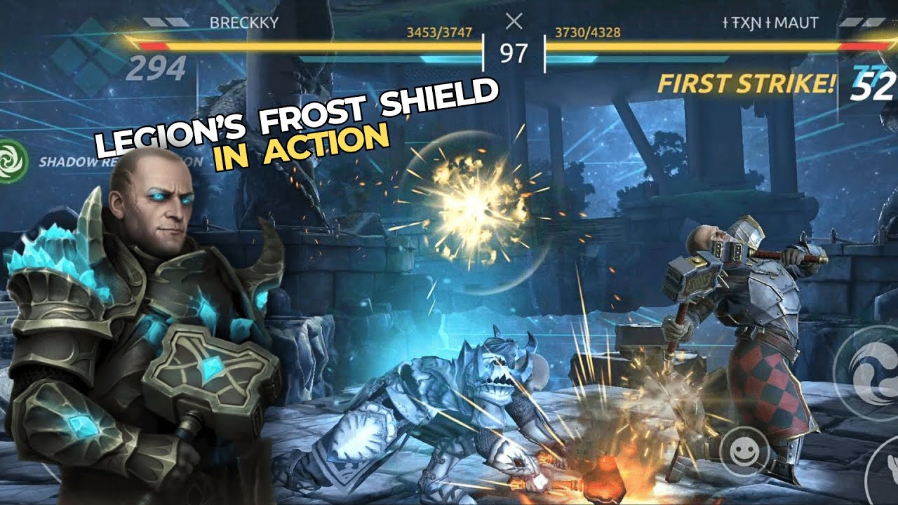 SARGE Frost Shield Skin Gameplay | Shadow Fight Arena SEASON 10 | ROAD ...