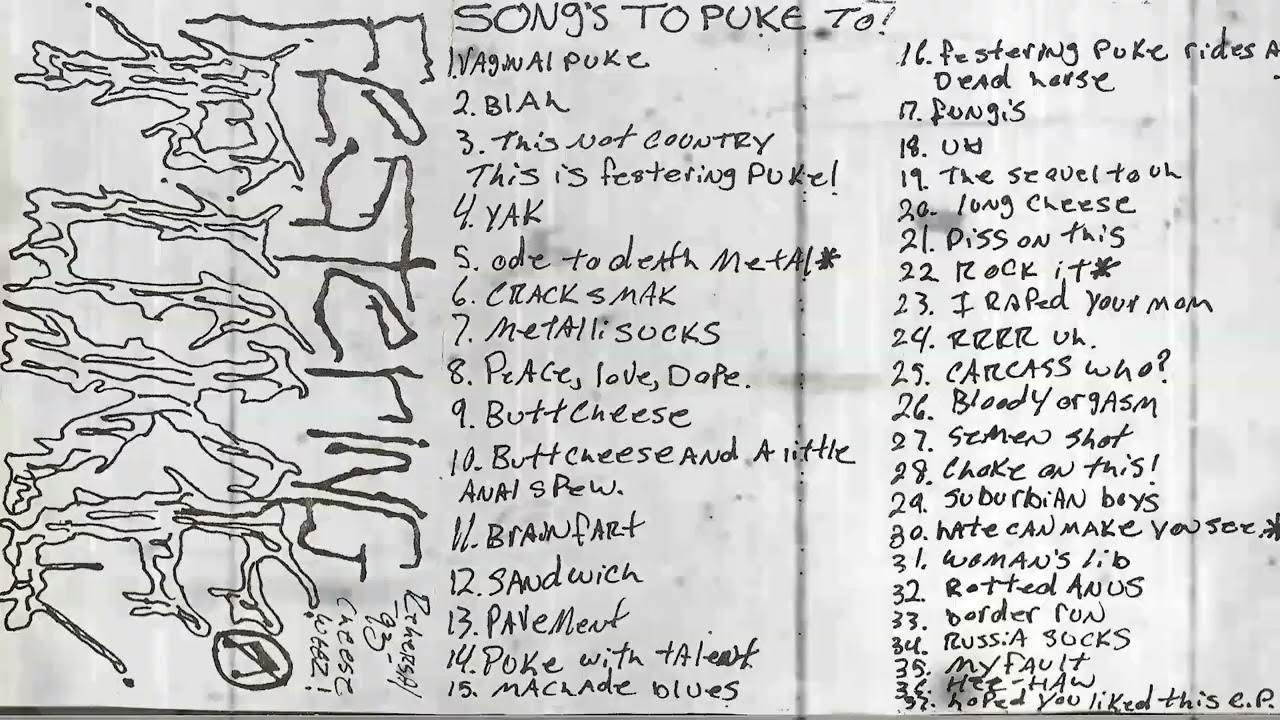 Festering Puke - Cheese Weez MC FULL DEMO (1993 - Grindcore / Noisecore ...