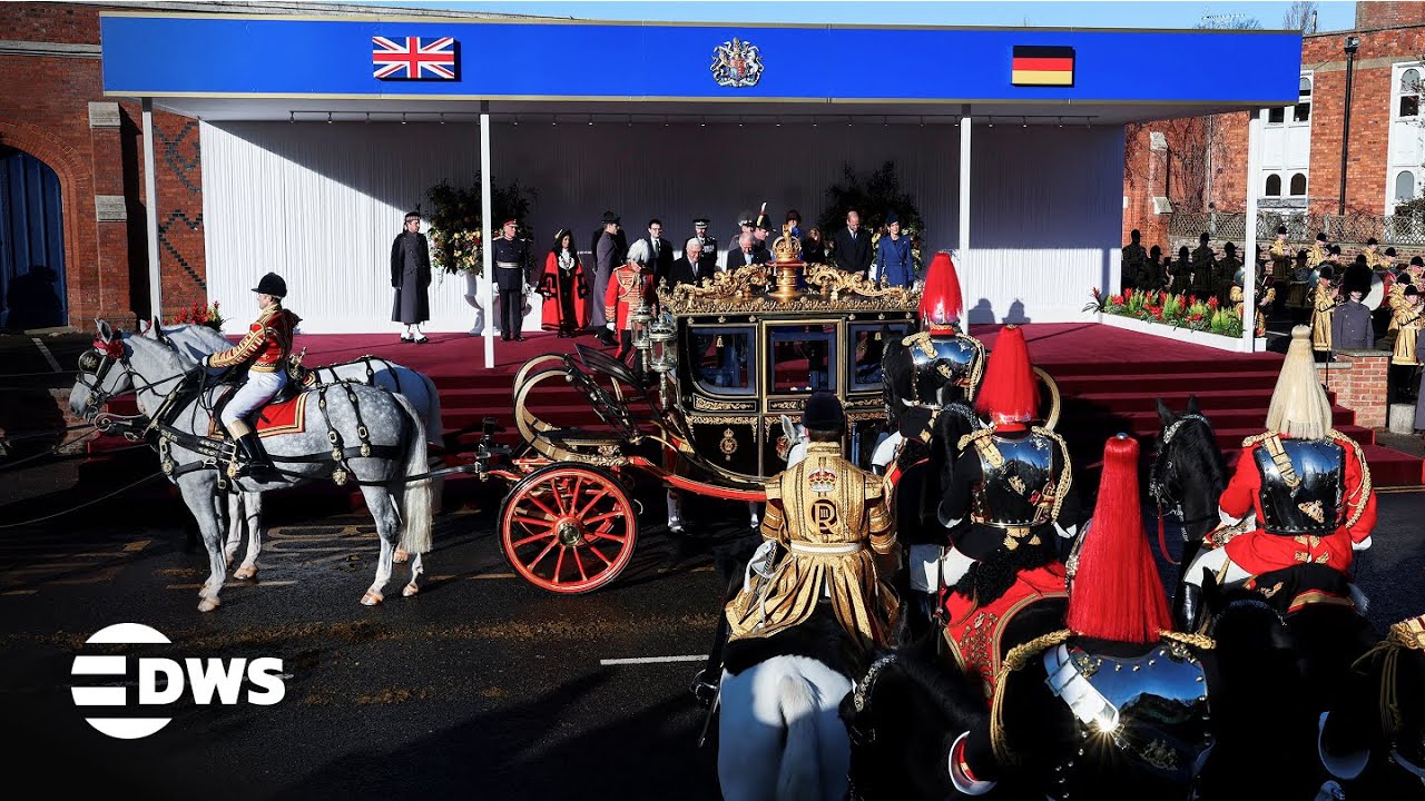 Historic Royal Ceremony: King Charles & German President Steinmeier ...
