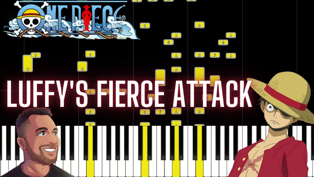 One Piece Luffy's Fierce Attack | Piano Tutorial - YouTube
