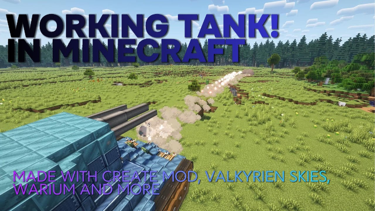 Working tank in minecraft! - YouTube