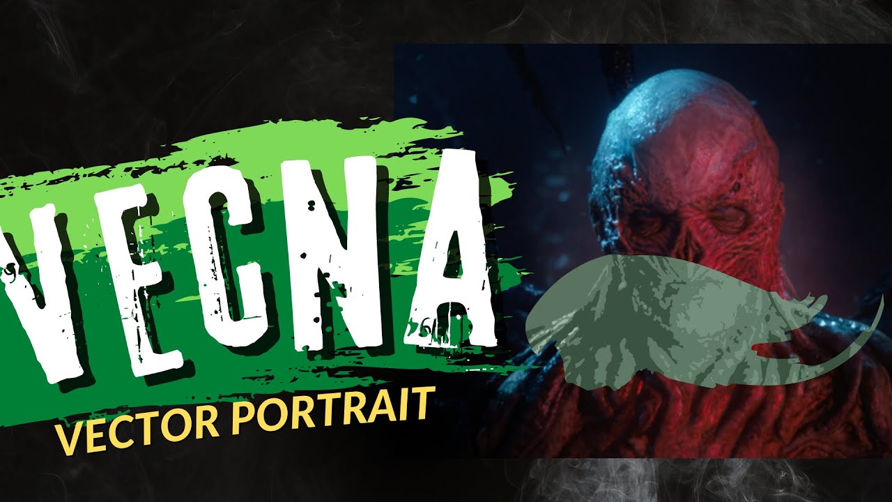 Stranger Things Vecna Vector Portrait in Pixlr 2022 (Season 4 Villain) - YouTube