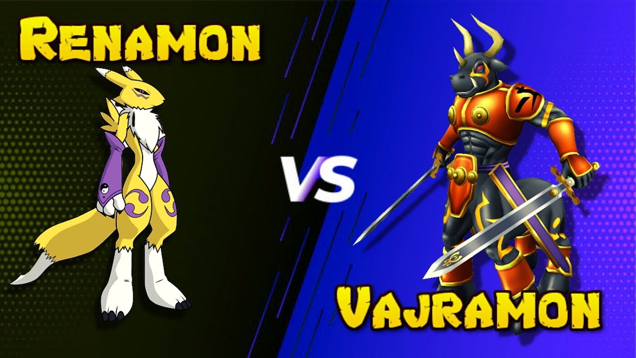 Refazendo a cena #01 Renamon Vs Vajramon - Digimon Masters Online - YouTube