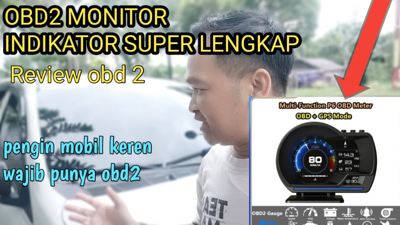 Review obd 2 monitor mobil|| modif tipis daihatsu sigra - YouTube