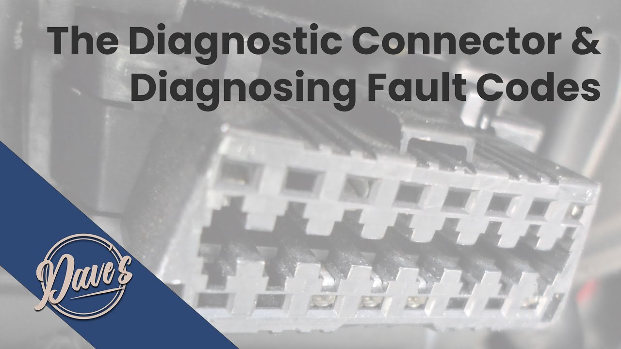 The Diagnostic Connector and Diagnosing Fault Codes - YouTube