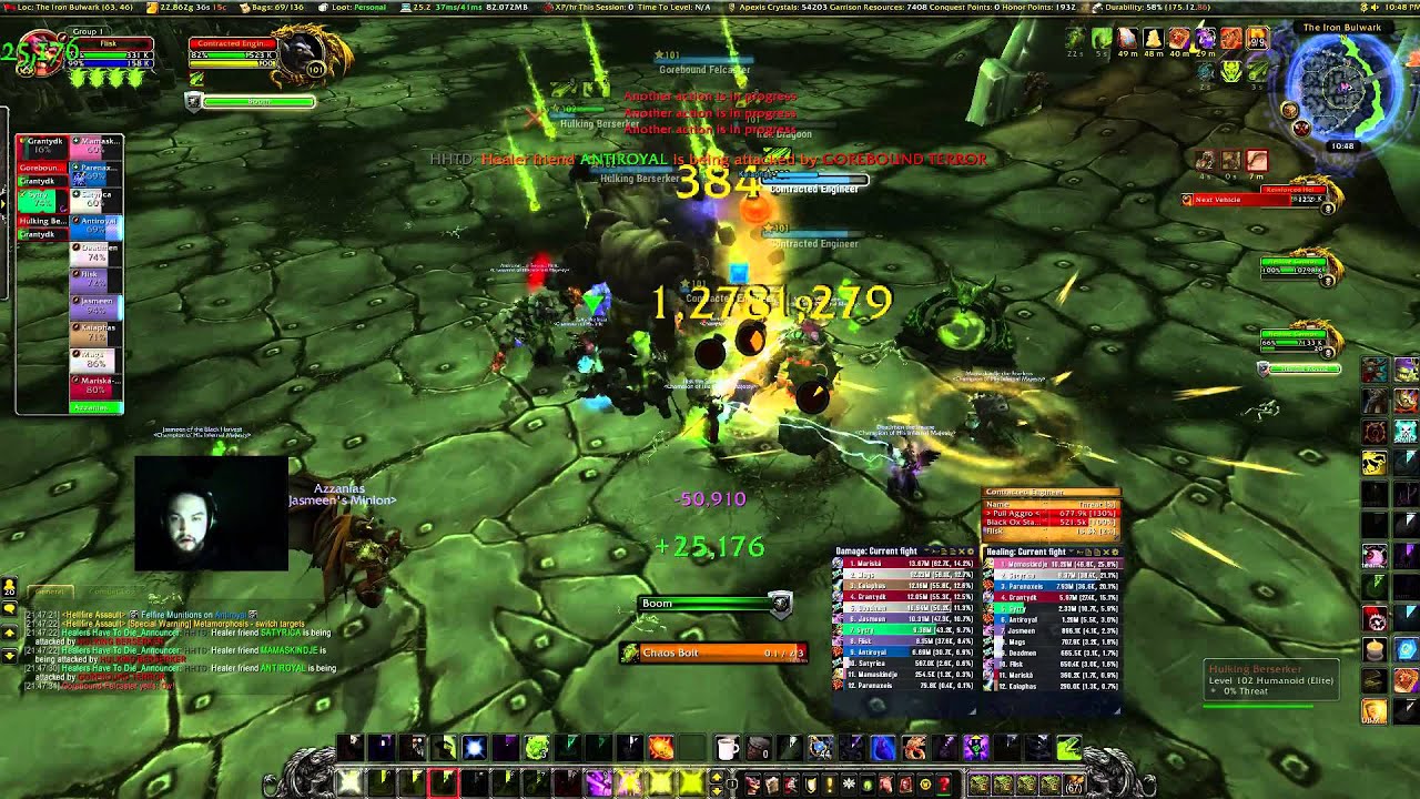 World of Warcraft: Hellfire Assault Heroic with |His Infernal Majesty ...