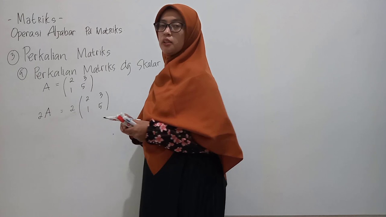 Operasi Aljabar Matriks - YouTube