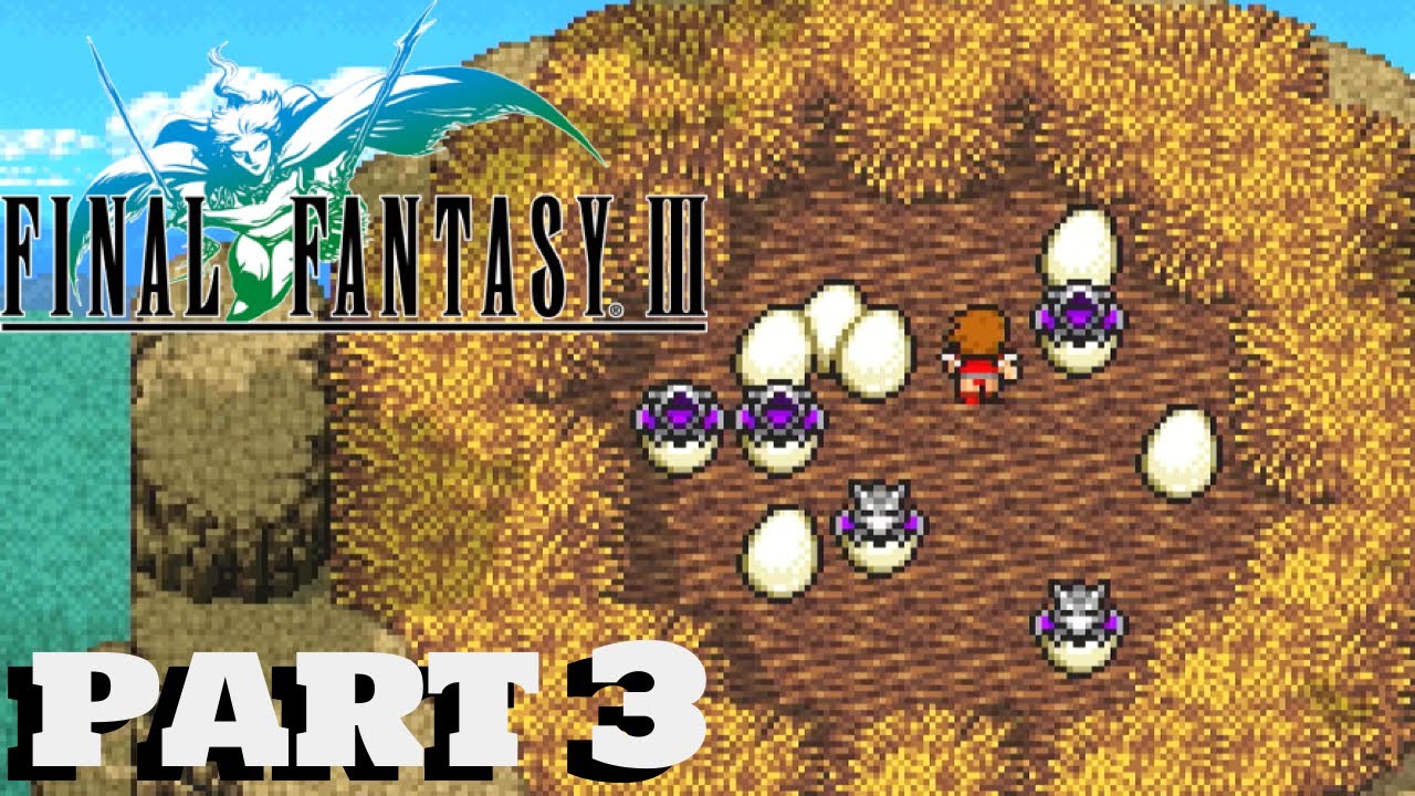Escaping Bahamut! - Final Fantasy 3 Pixel Remaster - Gameplay ...