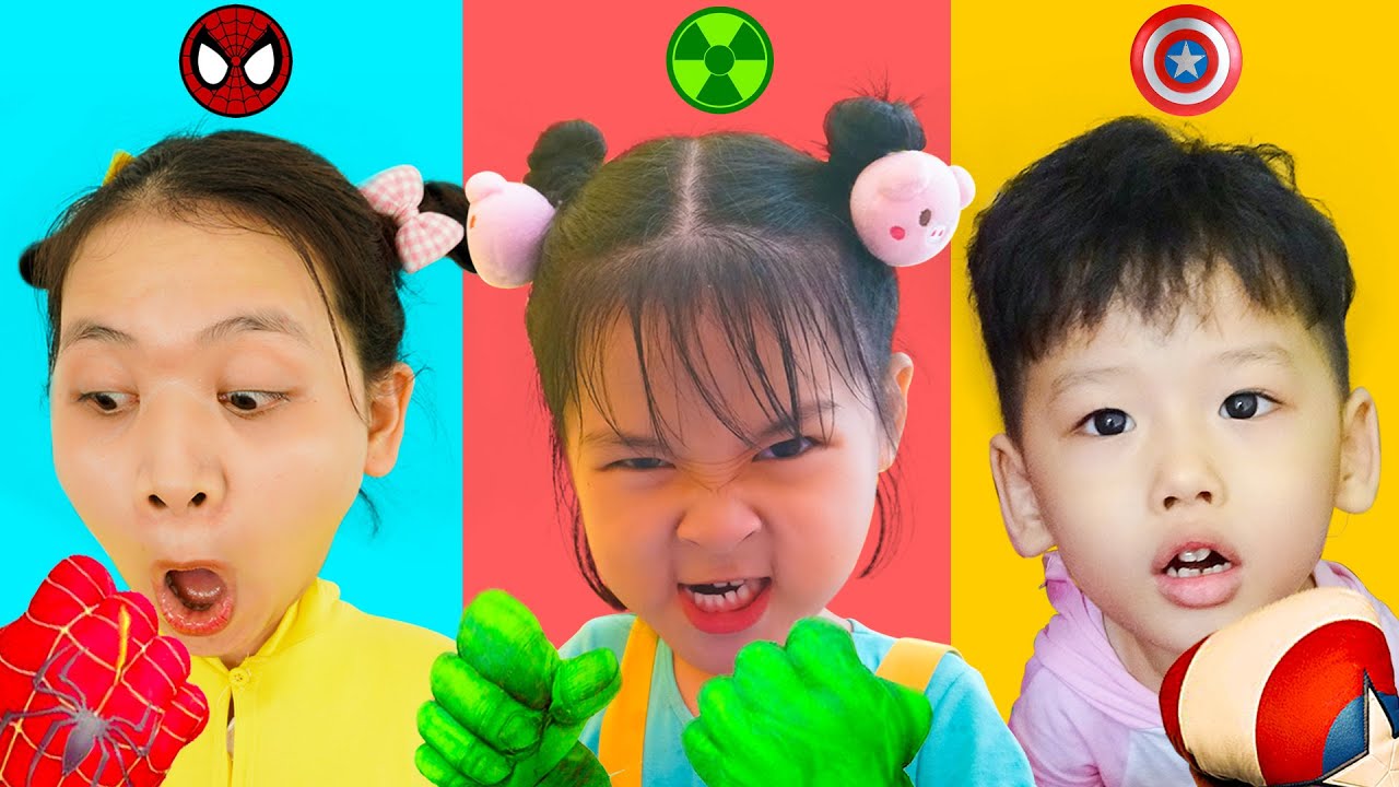 Wendy pretend play with candy and colorful costumes| 동요와 아이 노래 | 어린이 교육 ...