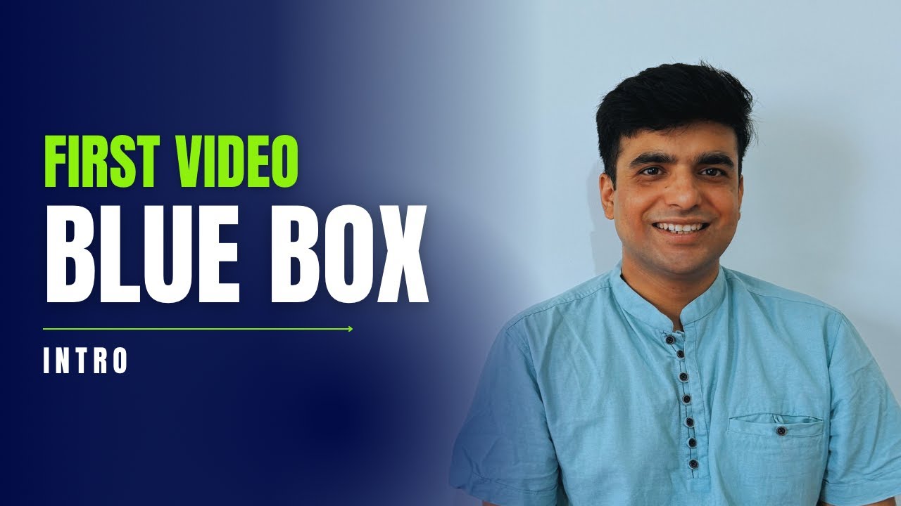 First video of my channel Blue Box - YouTube