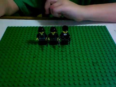 Lego brick arms Nazi soldiers and Adolf Hitler review - YouTube