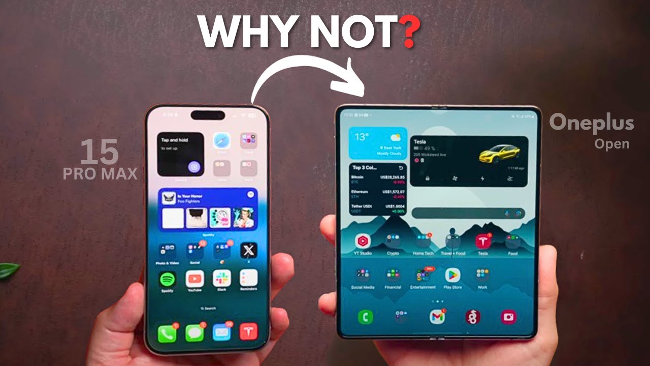 OnePlus Open vs iPhone 15 Pro Max - SHOULD YOU SWITCH? - YouTube