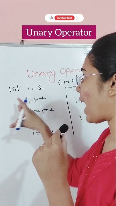Unary Operator #Shorts #youtubeshorts - YouTube