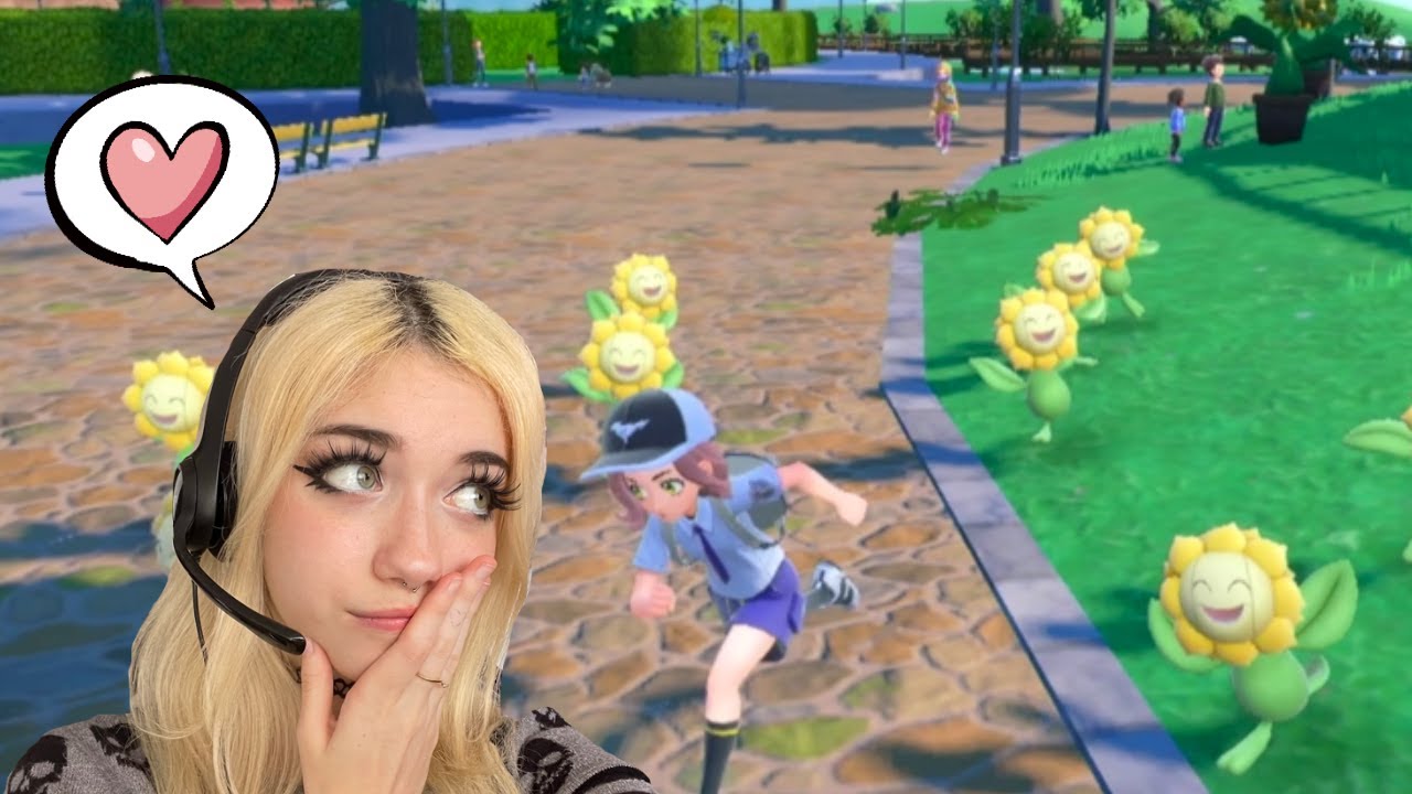 Flower ARMY!! (POKEMON VIOLET Gameplay part 7) - YouTube