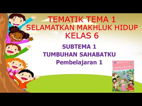 Kelas 6 Tematik : Tema 1 Selamatkan Makhluk Hidup Subtema 1 Pembelajaran 1
