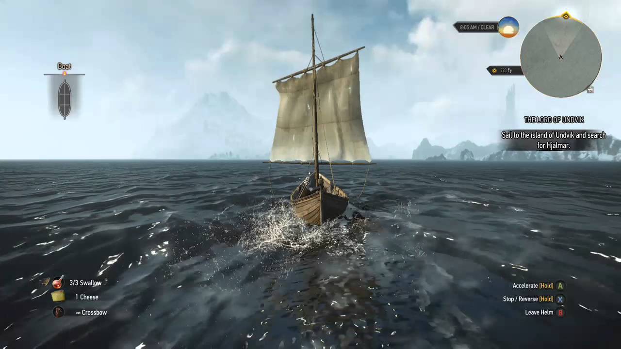 The Witcher 3 - Skellige Sailing - YouTube