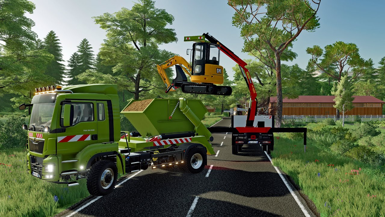 LS22 - Bachbett ausbaggern - Map Angeliter Land #22 in 4K - FS22 - YouTube