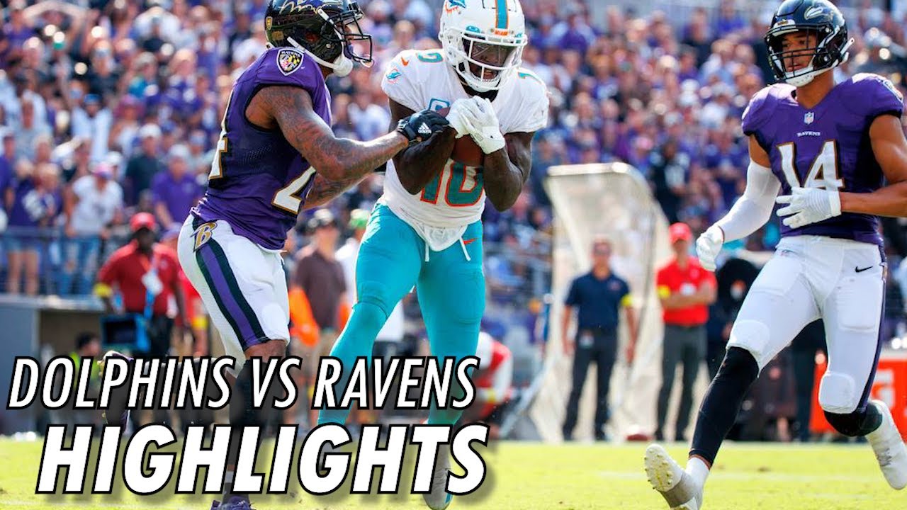Ravens vs Dolphins Week 2 Highlights Reaction - YouTube