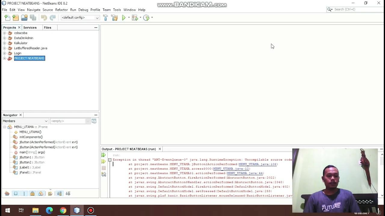 Progress Project pembuatan aplikasi game puzzle menggunakan Netbeans - YouTube