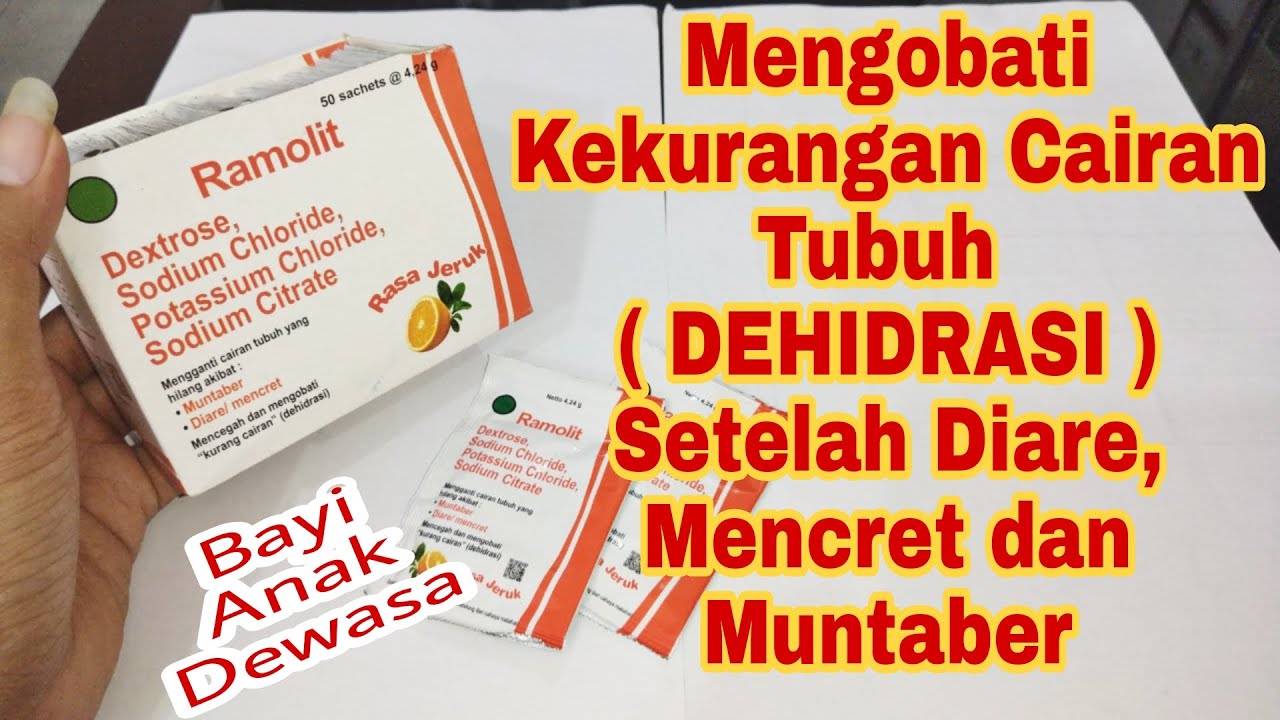 Ramolit Pengganti Cairan Tubuh Akibat Diare dan Muntah Untuk Bayi dan ...