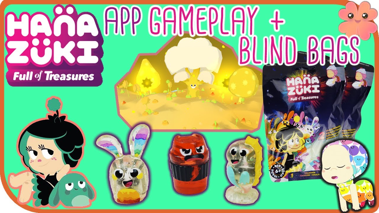 RAINBOW HEMKAS!!! Hanazuki Full of Treasures Blind Bags + APP Gameplay ...