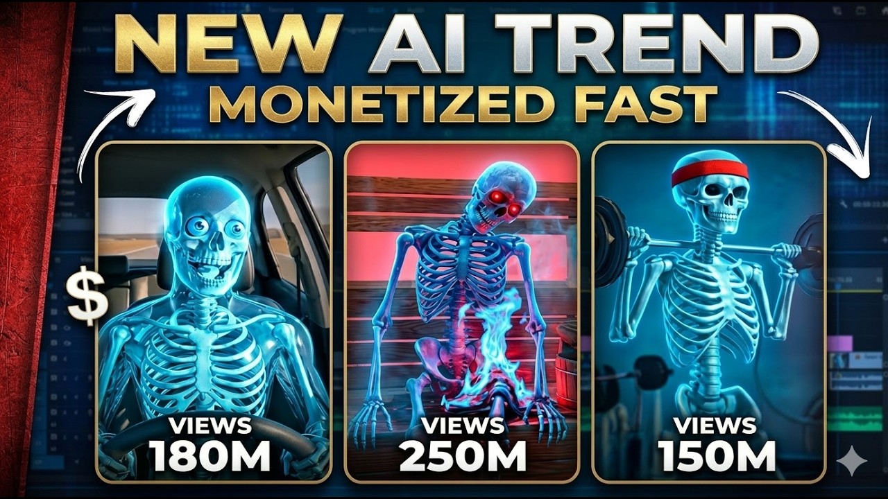How To Create Viral Skeleton AI Videos AI Skeleton Viral Videos Kaise ...