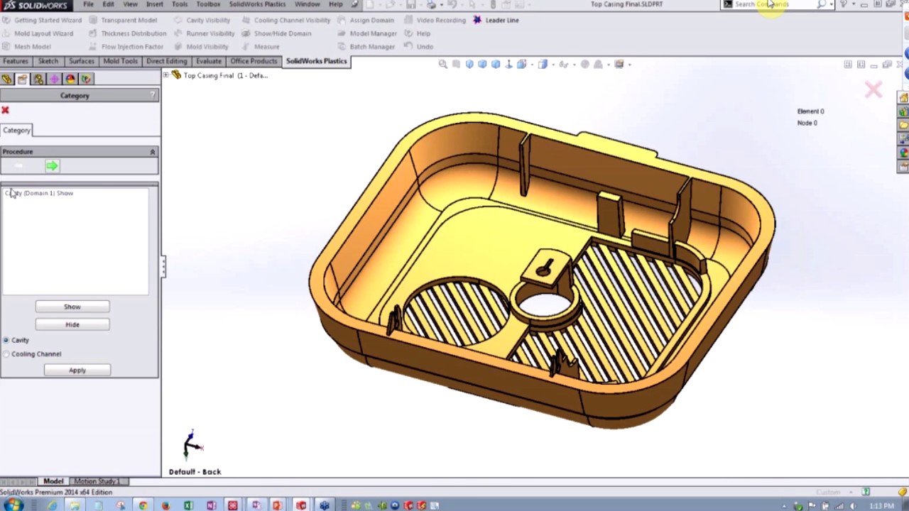 SOLIDWORKS Plastics - Professional, Premium, Advanced - YouTube