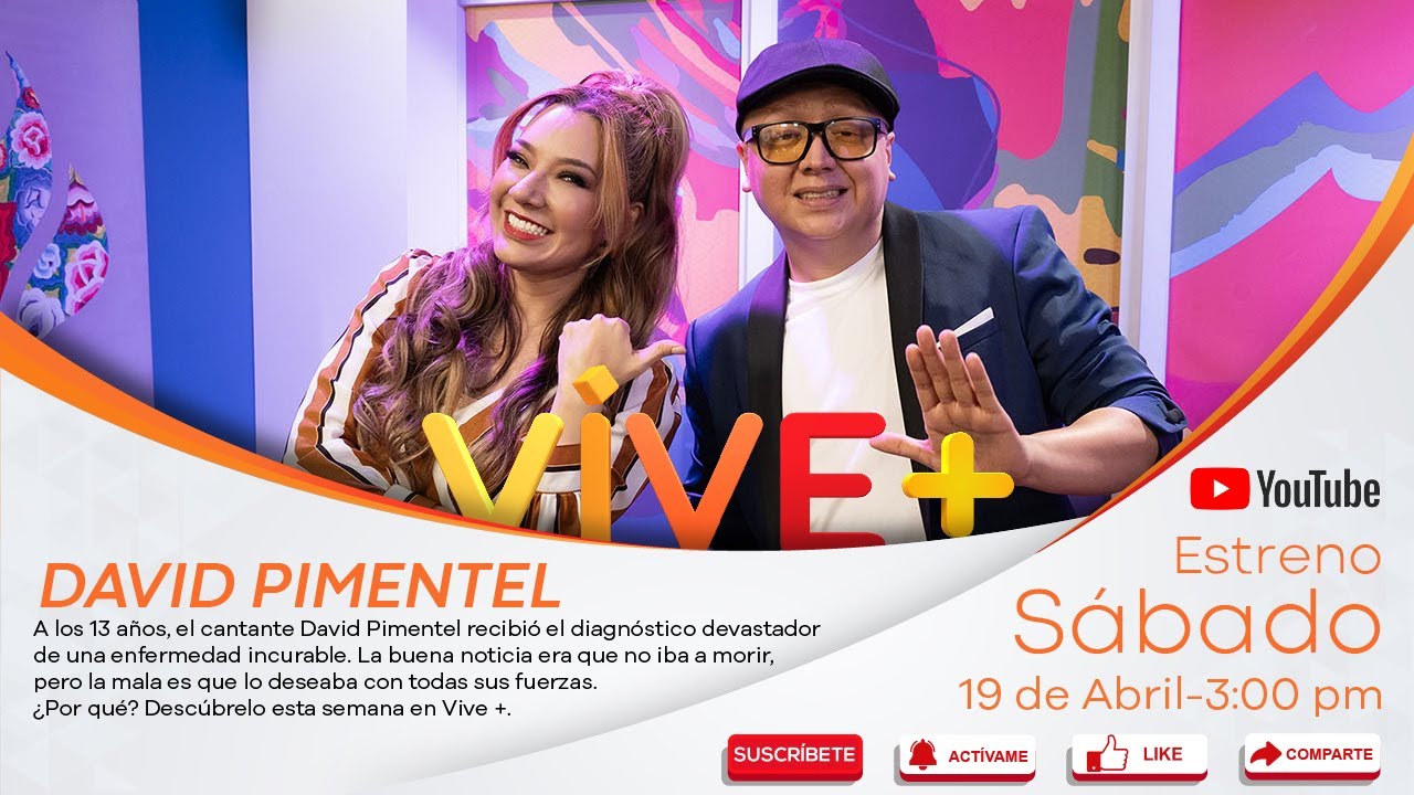En Vivo con el CANTANTE DAVID PIMENTEL [Testimonio] | Vive Más Tv - YouTube