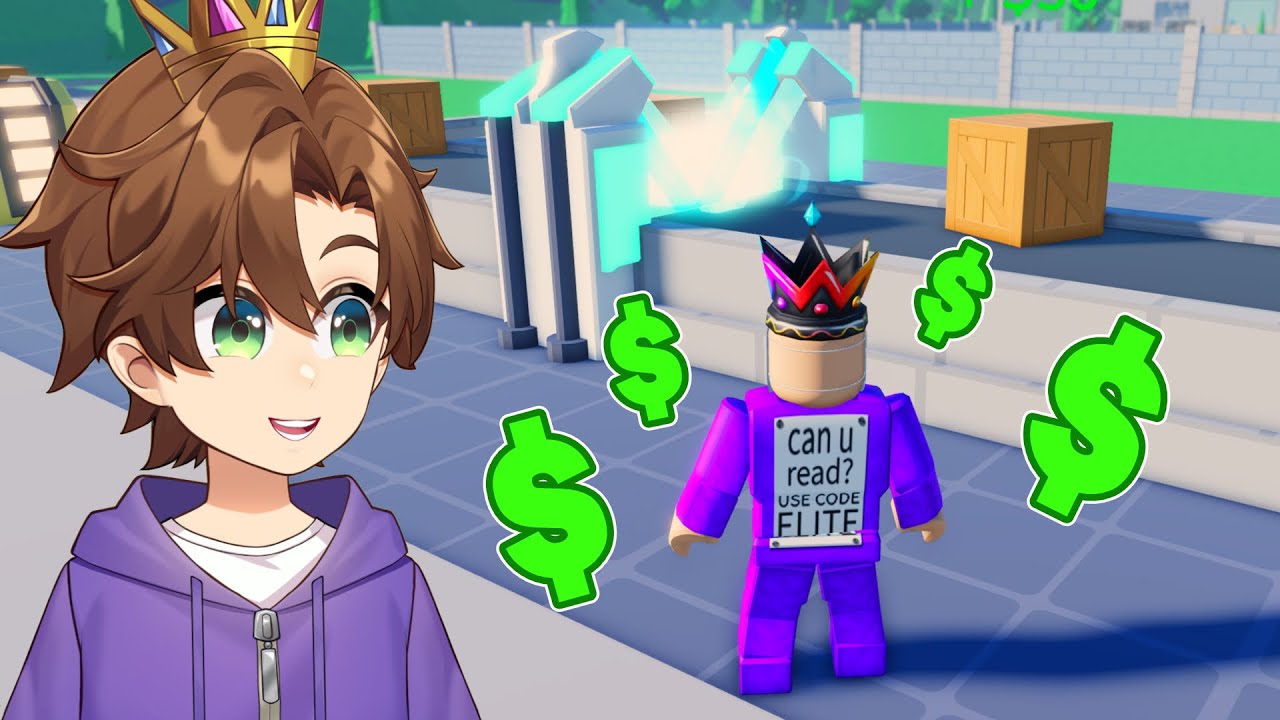 I build crates for TONS of CASH on Roblox Tycoon - YouTube