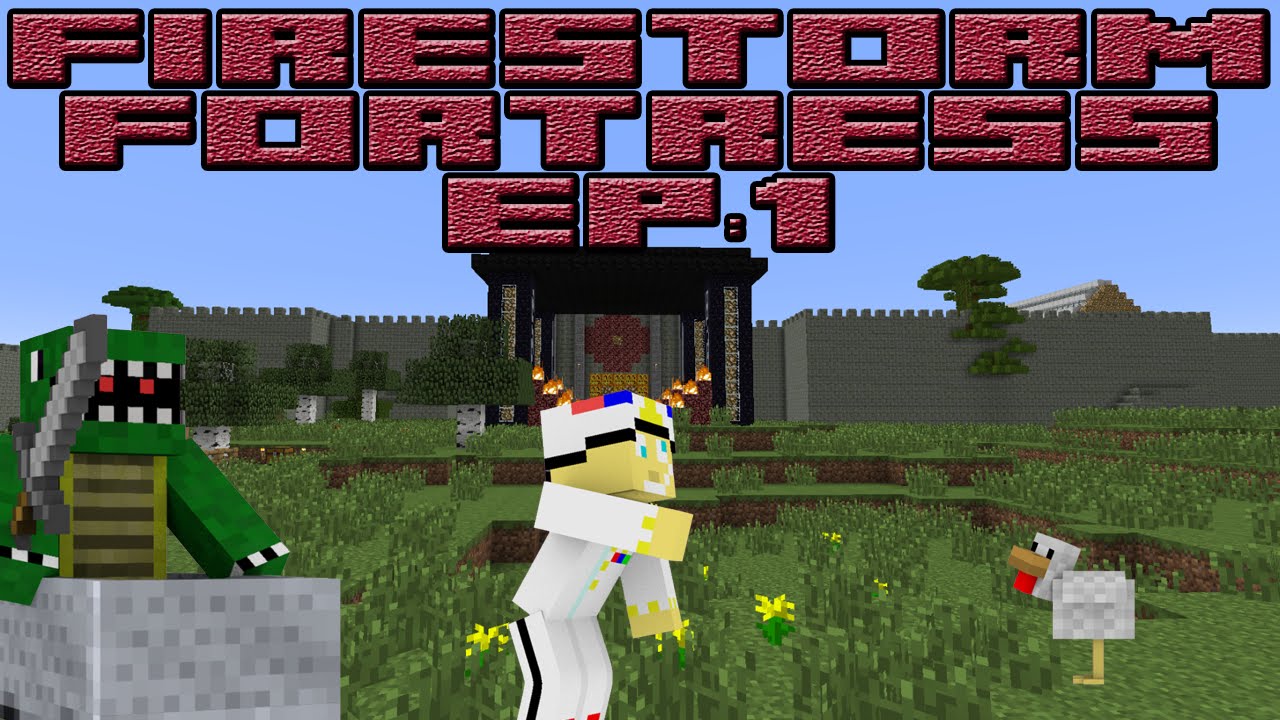 Lets Play Adventure Map: Firestorm Fortress! [EP:1] IN THE BEGINNING ...