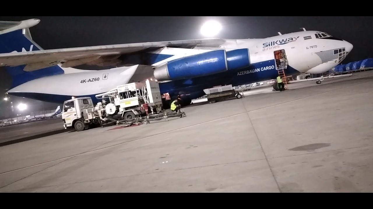 ILYUSHIN IL-76, Silkway Airlines. Cargo Aircraft Azerbaijan Cargo ...