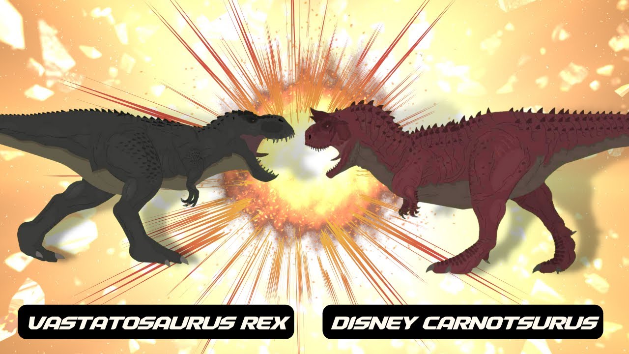 V-Rex Vs Disney Carnotaurus Preview - YouTube