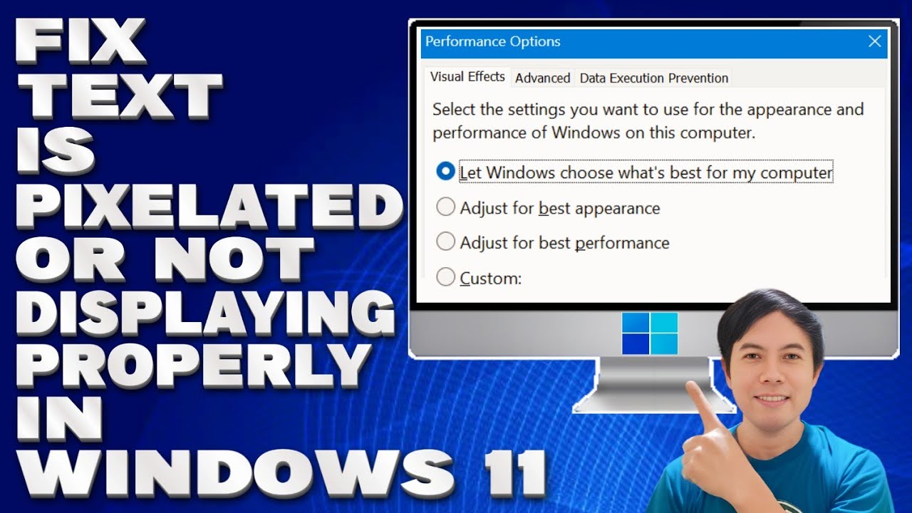 How To Fix Text is Pixelated or Not Displaying Properly in Windows 10/11 [Solution] - YouTube