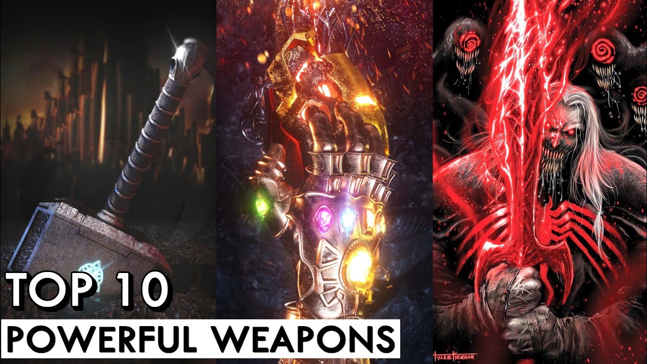 Top 10 Most Powerful Weapons In MCU | Marvel Strongest Weapons | In ...