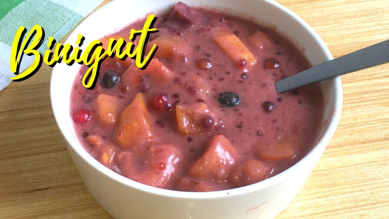 BINIGNIT BISAYA | Simpleng Binignit na Napakasarap! | Filipino Merienda ...