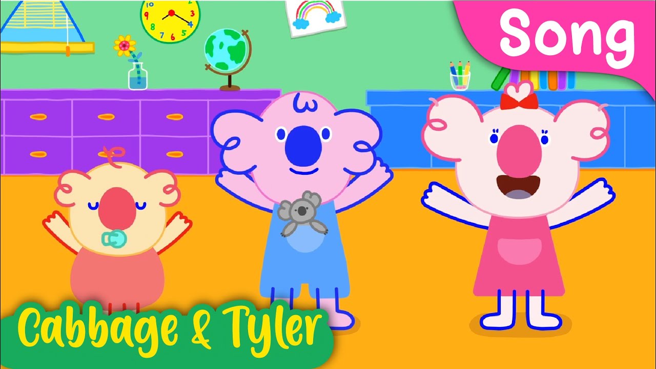 The Toddler Dance | English Sing-along Kids Songs | Cabbage & Tyler 🌺 ...