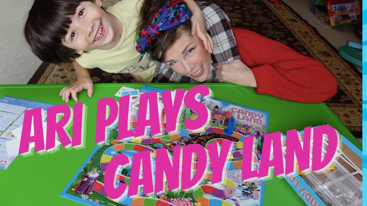 Ari and Rosie Play #candyland Boardgame Fun - YouTube