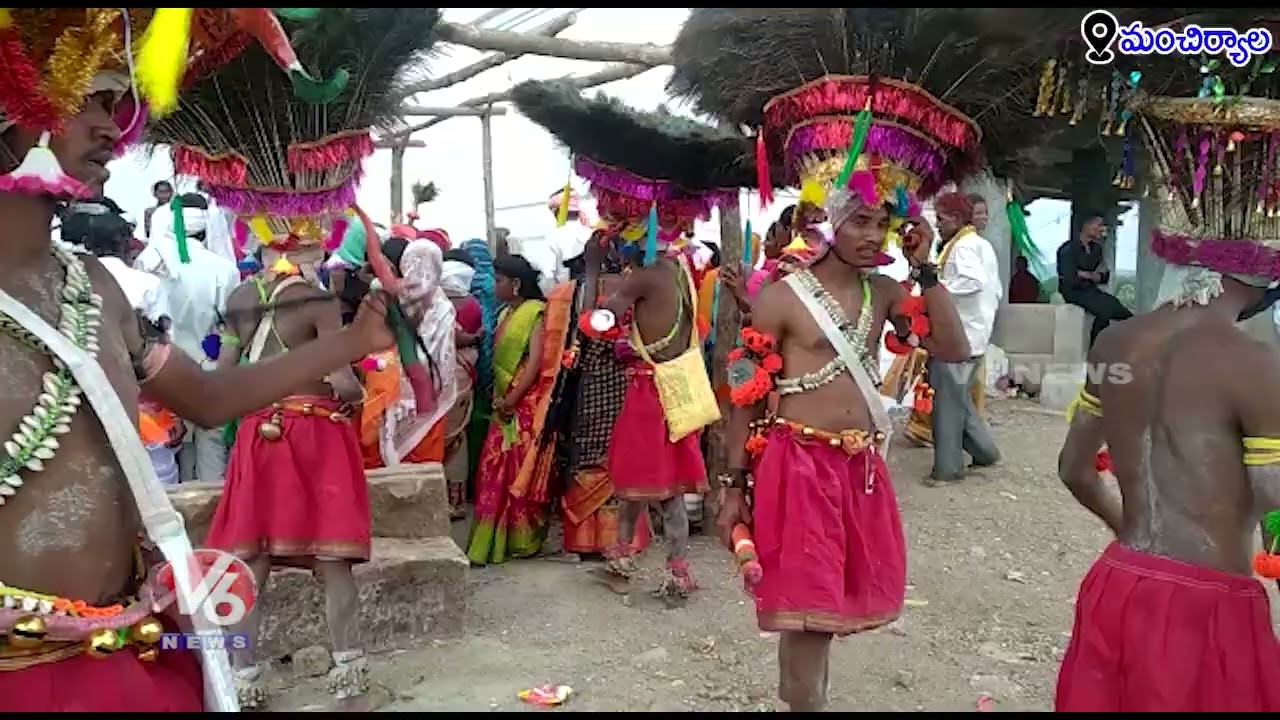 Tribals Celebrate Gusadi Dandari Festival Celebration In Mancherial ...