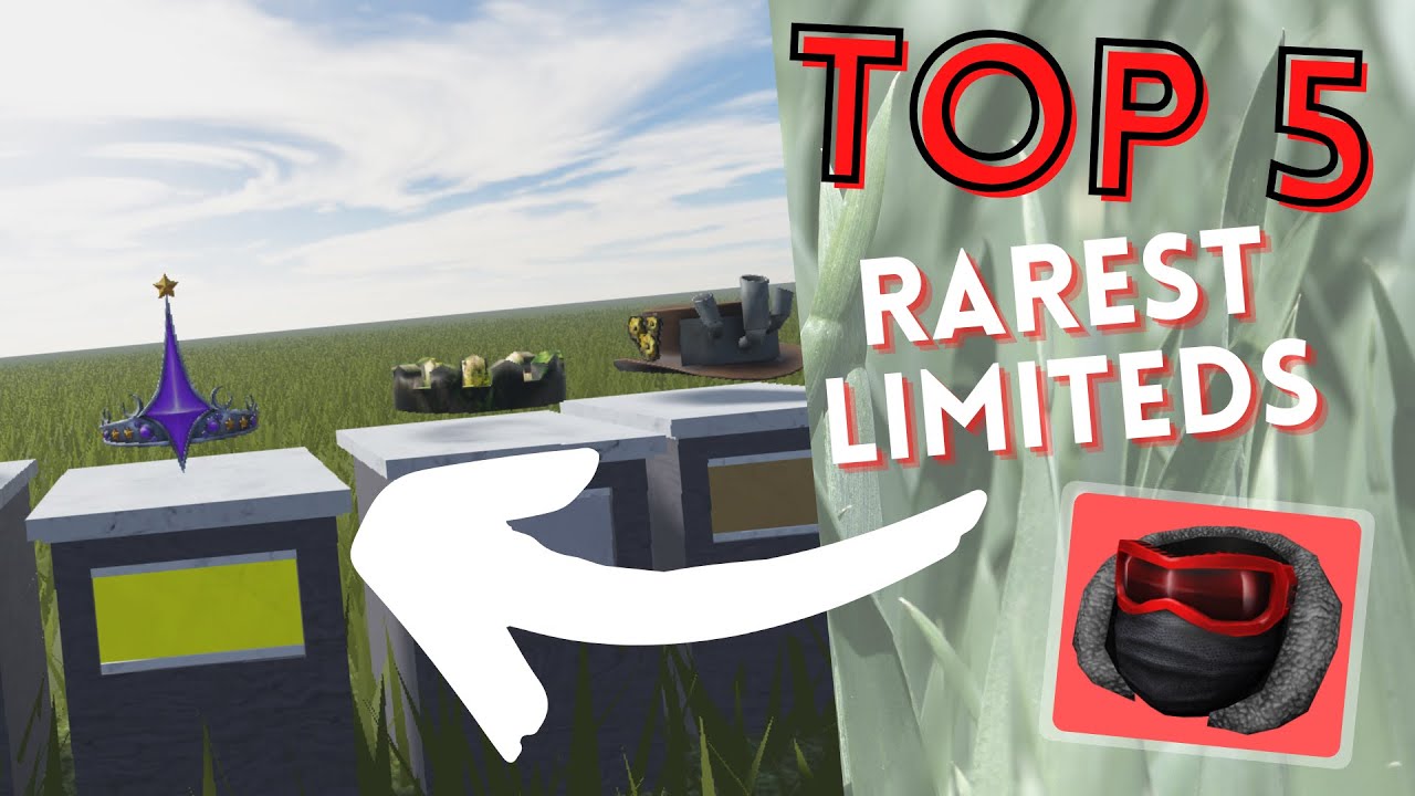 TOP 5 RAREST LIMITED ITEMS IN ROBLOX! - YouTube
