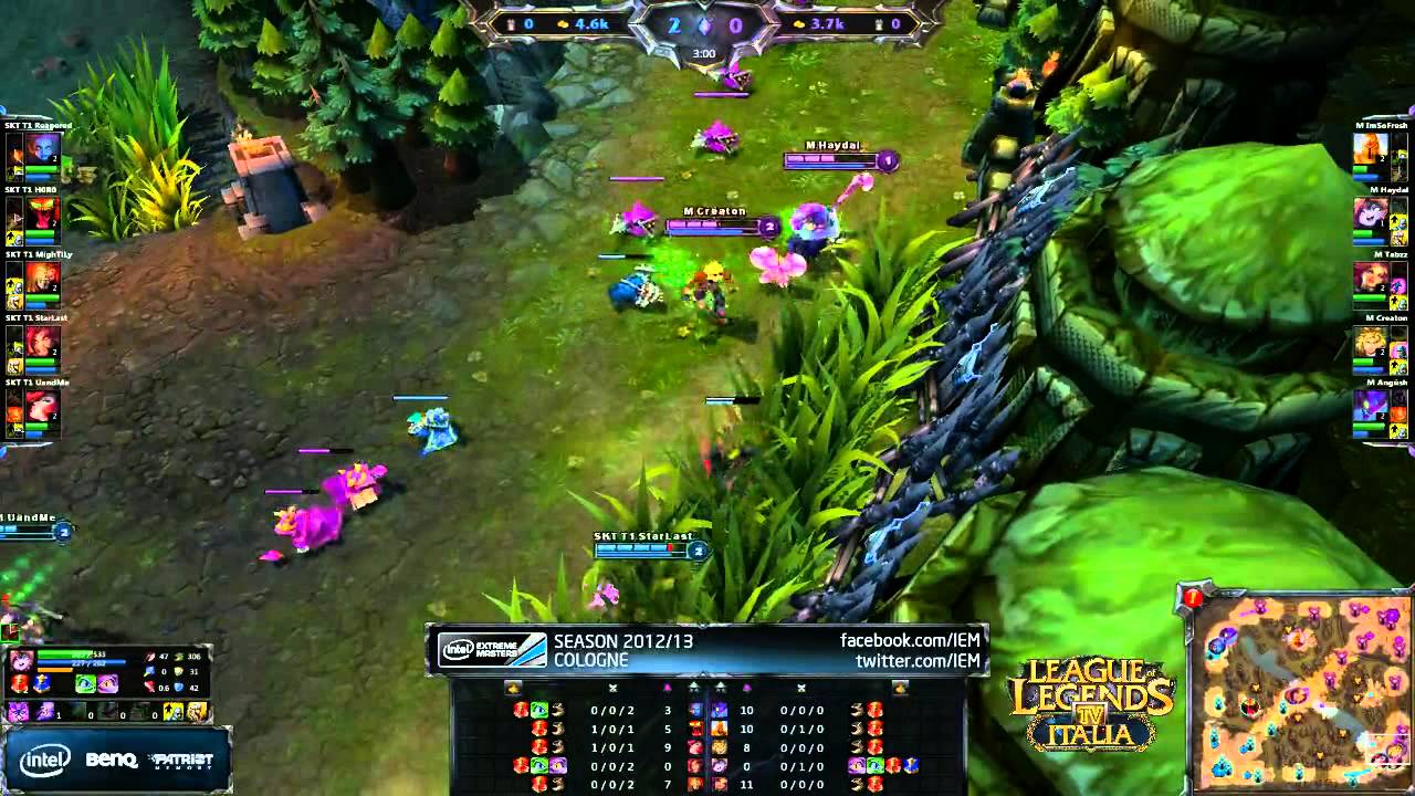 IEM Cologne 2012 - GrA R3 - SK Telecom T1 vs. Millenium - YouTube