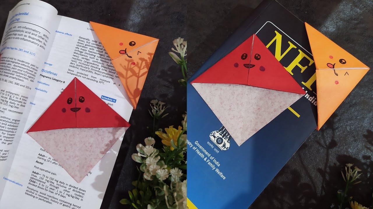 Diy book mark || how to make paper book mark || full tutorial video ||# ...