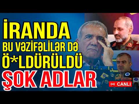 SON DƏQİQƏ! İranda bu vəzifəlilər də ö*ldürüldü - Şok adlar - Xəbəriniz Var? - Media Turk TV