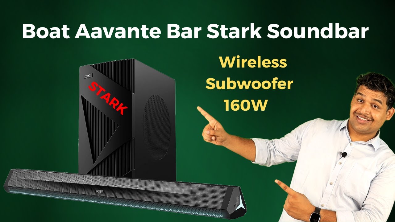 Boat Aavante Bar Stark Wireless Soundbar 160W 💥 Best Home theatre Under ...