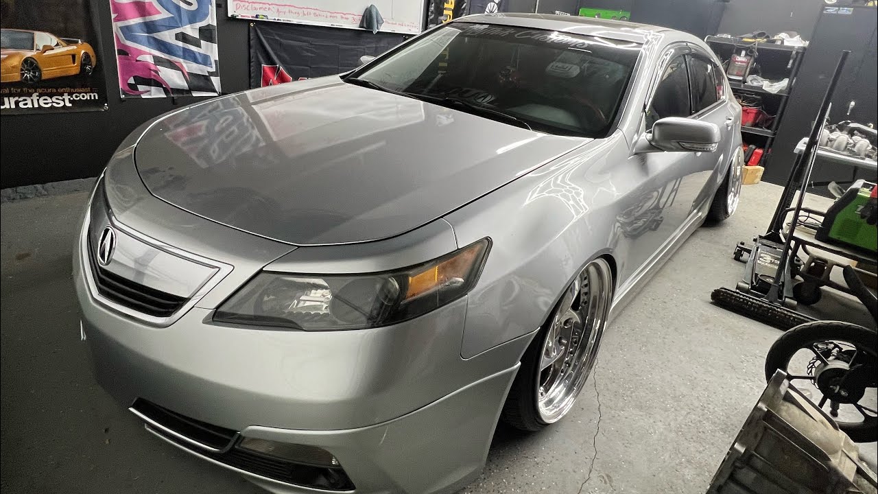 More Acura TL 4th Gen Content!! Wheels finally put on, rolling fenders ...